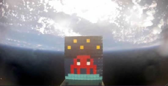 Artist sends Space Invader to orbit the Earth – Newlaunches