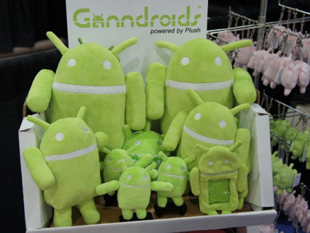 Plush Android toys may soon be the rage