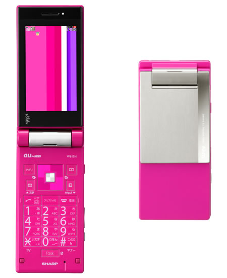 Sharp AQUOS W61SH in vivid pink – Newlaunches