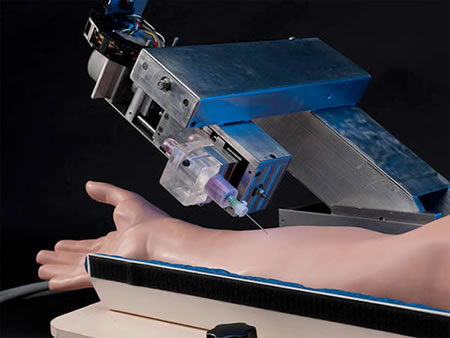 A robot to draw blood from your vein, Bloodbot