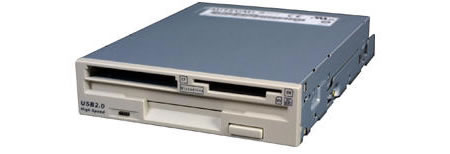 Floppy Drive with 7-in-1-card reader