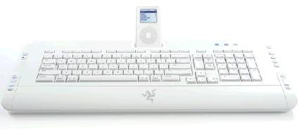RAZER keyboard with iPod dock – Newlaunches