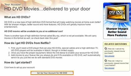 Netflix Adds HD DVD Rentals – Newlaunches