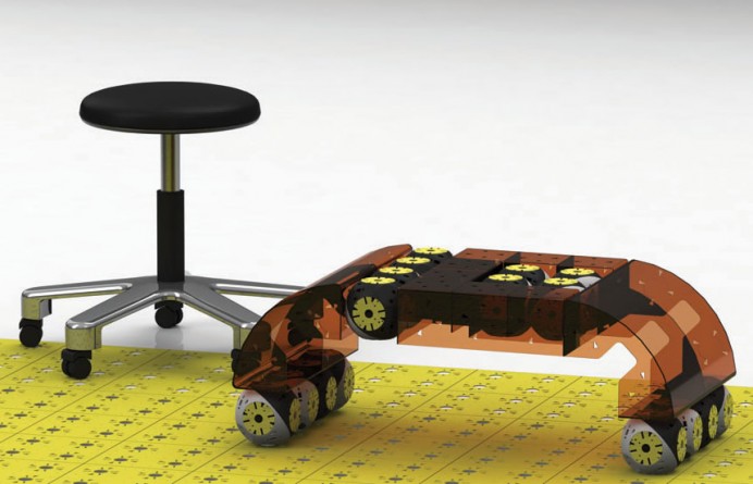 Roombots robots developed to be used as adaptive and autonomous furniture